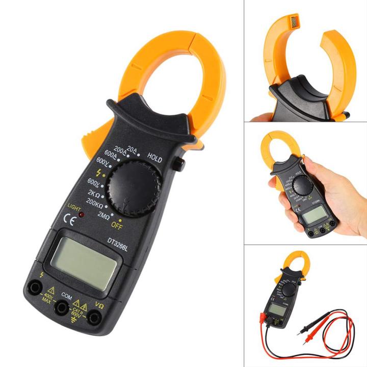 3266L Digital Clamp Meter Amper Multimeter Current Clamp Pincers ...