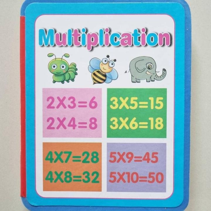 Multiplication Foam Book for Toddlers and Babies | Best Educational ...