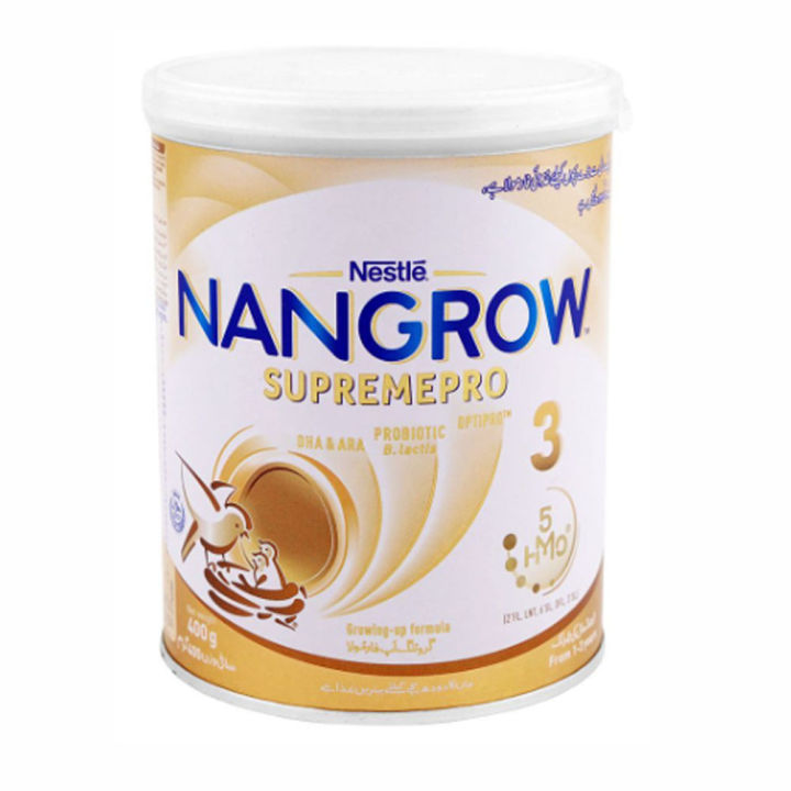 Nan Grow-3 Supremepro Optipro Milk Powder, 400g Tin baby food Mother ...