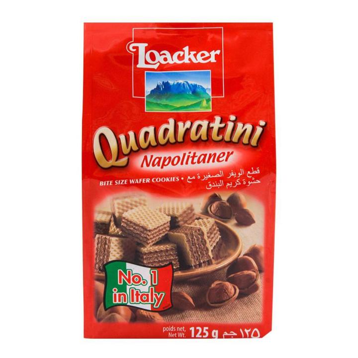 Loacker Quadratini Napolitaner Wafers 125g | Daraz.pk