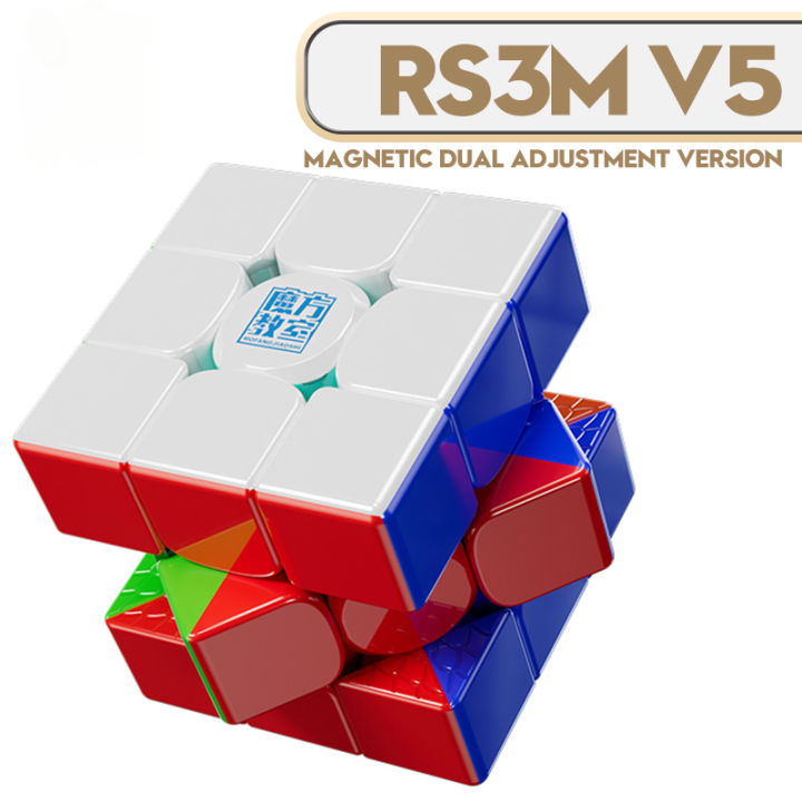 MOYU RS3M V5 3x3x3 Magnetic Magic Cube 3×3 Magnetic Speed Cube ...