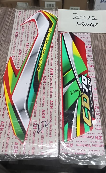 Tanki Tapa Sticker 2022 Model Honda 70 ( COMPLETE SET ) | Daraz.pk