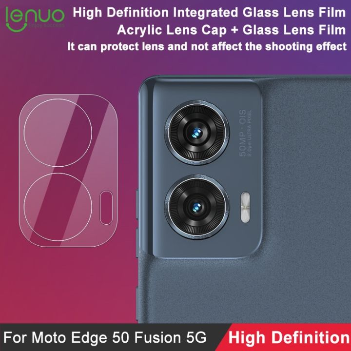 Lenuo for Motorola Edge 50 Fusion Camera Lens Protector Transparent ...