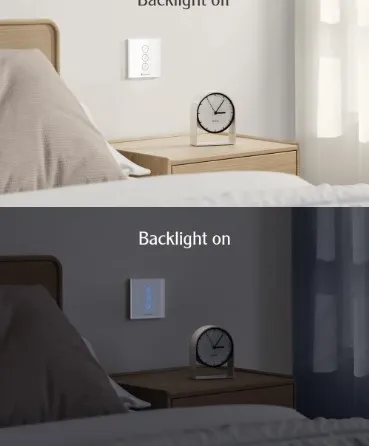 Smart Roller Shutter Switch, Etersky WiFi Wall Switch, APP Control and ...