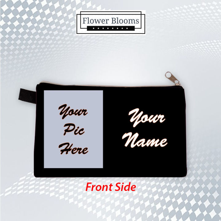 Your Name & Pic Customize Pouch ( For Boys & Girls ) Washable & Digital ...