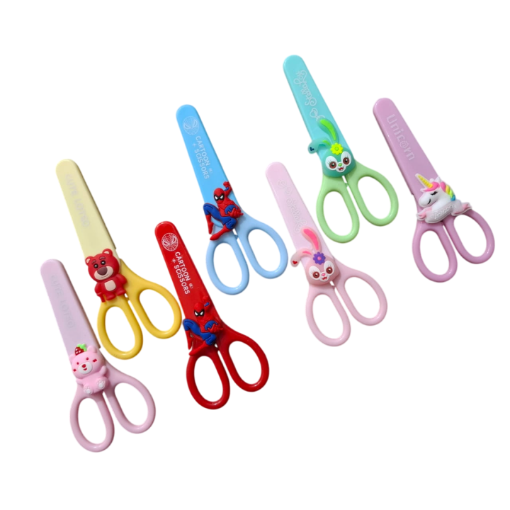Cute Cartoon Safety Scissors for Kids – Colorful & Fun Design, Child ...