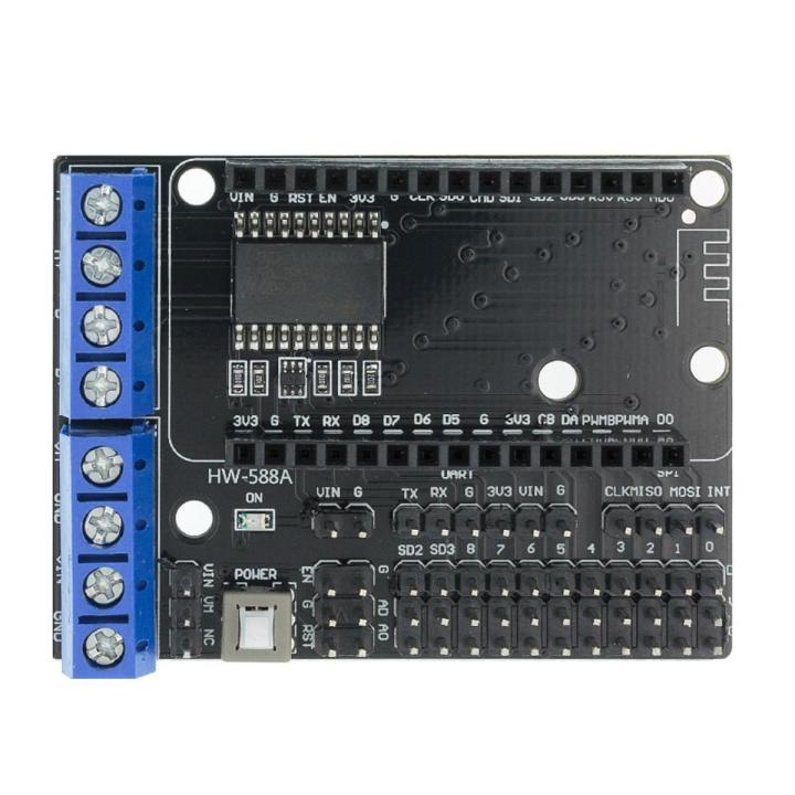 Nodemcu Motor Shield Board L293d Nodemcu Node Mcu Base Esp8266 Testing
