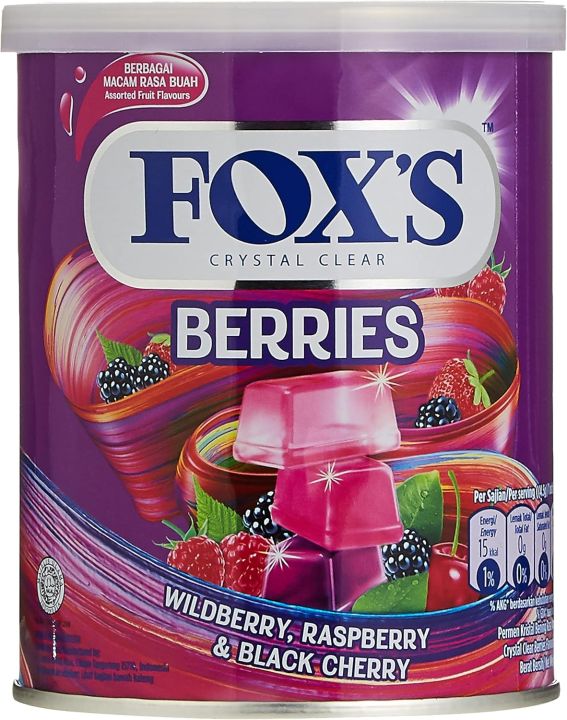 Fox Crystal Clear Imported Flavored Hard Candy Tin 180g | Daraz.pk