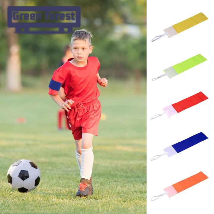 Green forest Soccer Captain Armband Fastener Tape Design Kids Sports ...