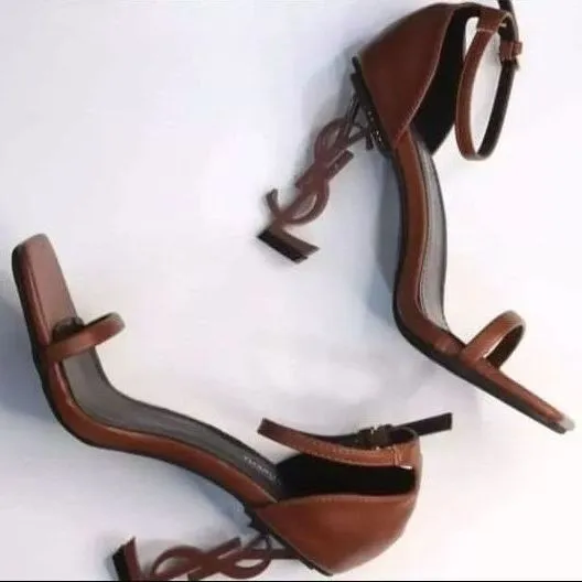 YSL Heels Pencil Heel Sandals for Girls and Women, Available in Size 36 ...
