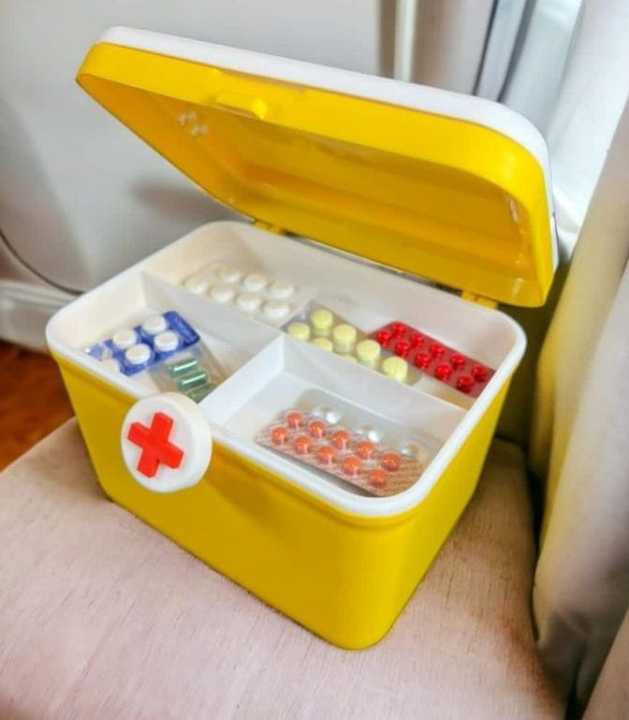 Plastic First AID Medical Storage Box | Daraz.pk