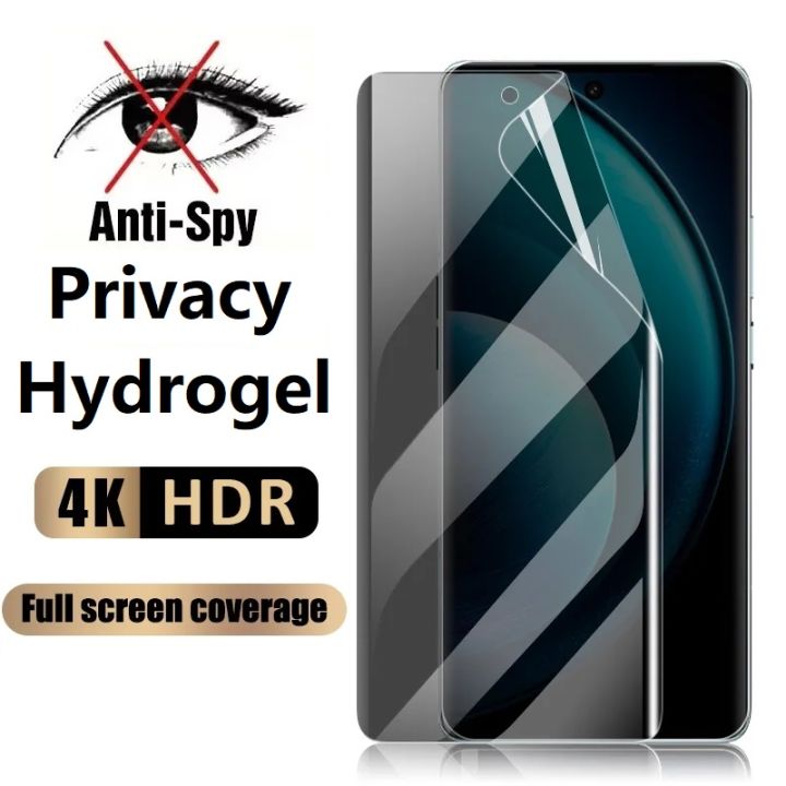 Anti Spy For Xiaomi Redmi Note 13 Pro 4G 5G Privacy Hydrogel Privacy ...