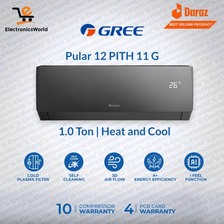 Gree Inverter AC - Latest Model - GS-12PITH 11G \ 11S \ 14S | 1 Ton ...