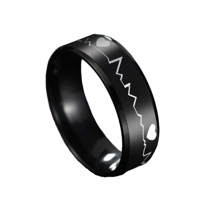 Heart Beat Ring for Men and Women ECG Ring/ Chala for Boys and Girls ...