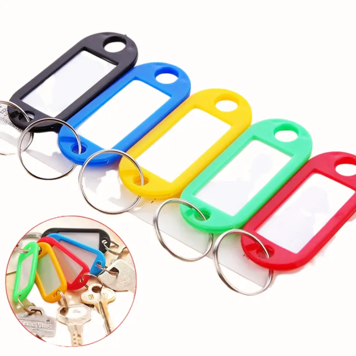 55 Pcs Key Tags,Tags with Keychain Can Be Easily Attached to Backpacks ...