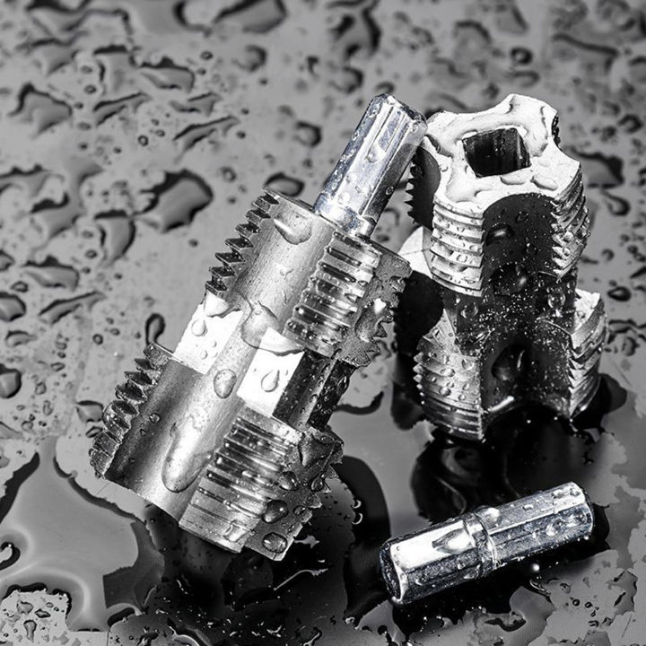 PVC Pipe Threader Tool 1/2" 3/4" Water Pipe Threading Hexagonal ...