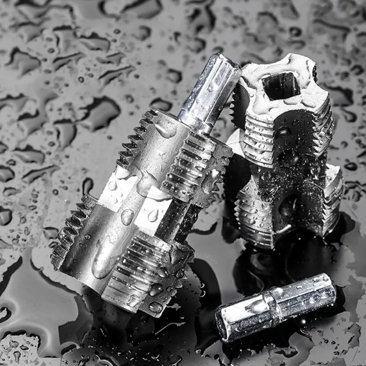 PVC Pipe Threader Tool 1/2" 3/4" Water Pipe Threading Hexagonal ...