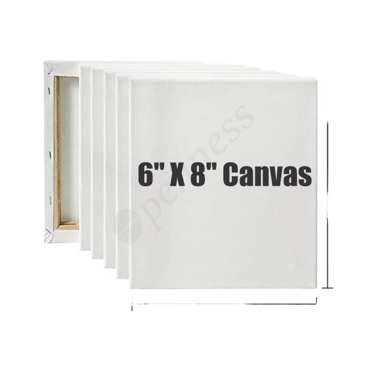 Openness Custom Sizes Primed Canvas, Size 6x8, Best for Painting and ...