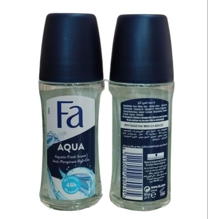 FA Aqua Antiperspirant Roll-On 50ml - Henkel Dubai | Daraz.pk
