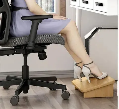 Luxe Living Co. – Customized Ergonomic Wooden Footrest for Office ...