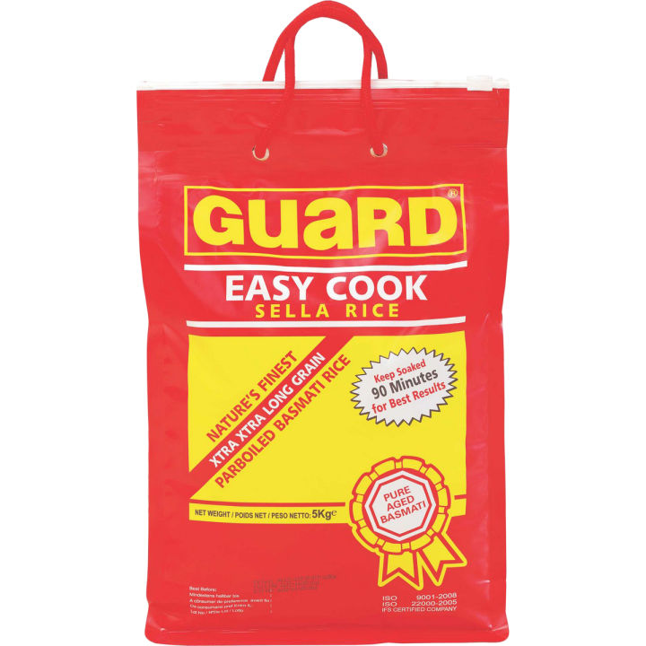 Guard Easy Cook Sella Rice 5kg | Daraz.pk