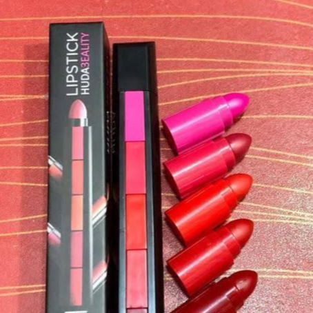 HDA Matte Finish 5 in 1 Lipstick – Versatile Multi-Shade Lip Color ...