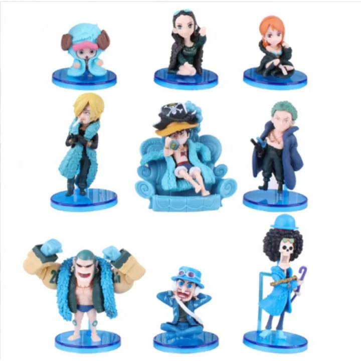 Pack of 9 – One Piece 20th Anniversary Monkey D. Luffy Roronoa Zoro ...