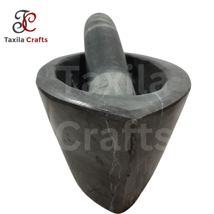 Trust Kart Handmade 9" Taxila Black Stone Kharal | Imam Dasta | Langri ...