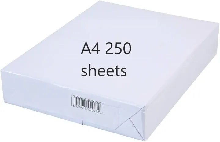 A4 size Paper - Printing Paper - White Computer Paper 70 gm (100 250 ...