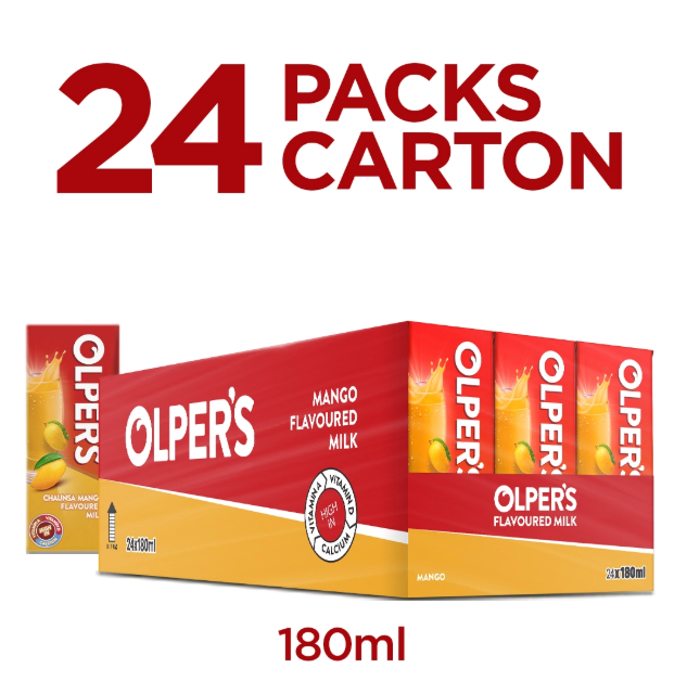Olpers Flavored Milk 180ml Mango 24 PCs | Daraz.pk