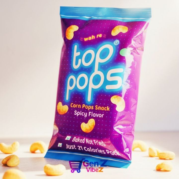 Top Pops Blue Spicy Flavoured (12Pcs to 96Pcs) or 6Pcs Try Pack - Baked ...