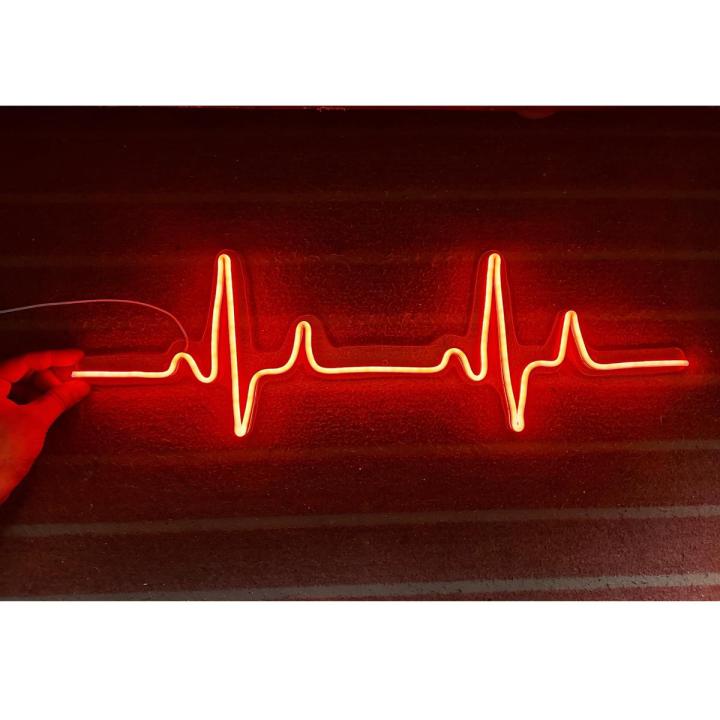 Neon LED Light ECG Line Decoration Light | Daraz.pk