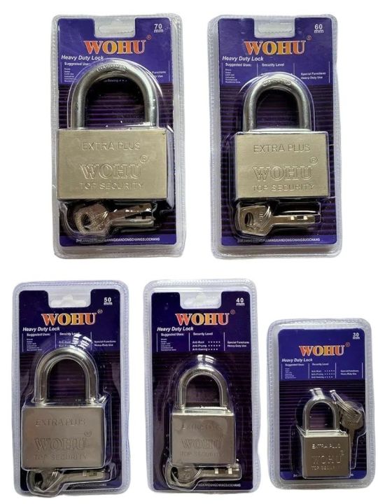 WOHU HEAVY DUTY LOCK 🔐 30MM 40MM 50MM 60MM 70MM | Daraz.pk