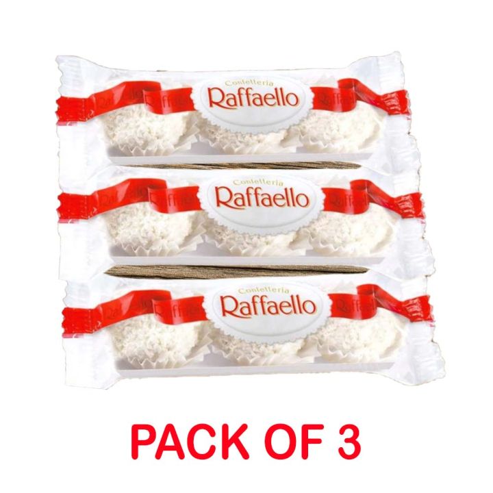Raffaello 30g (Pack of 3) – Premium Coconut & Almond Cream Wafer by ...