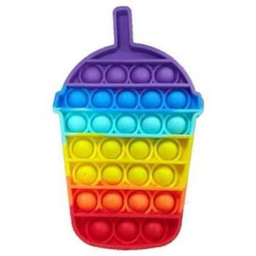Push Pop It Bubble Fidget Sensory Silicone Toy Rainbow Slushee ...
