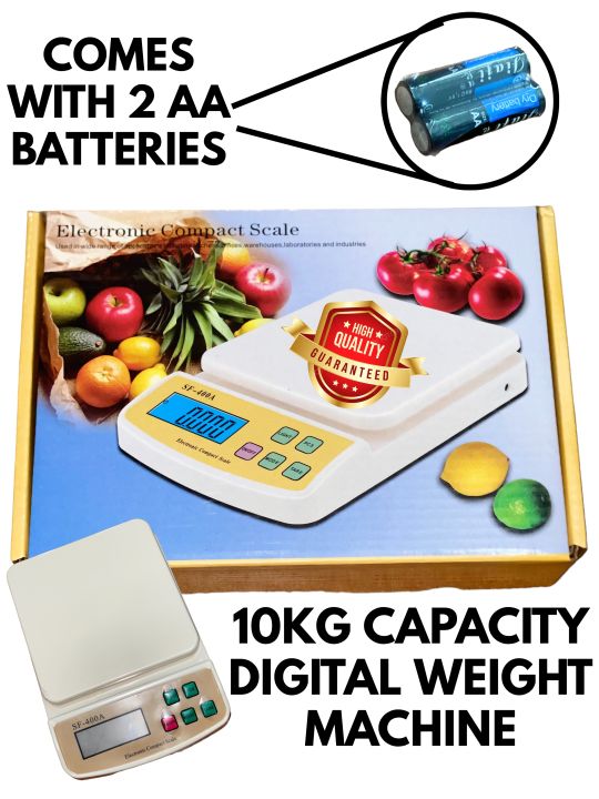 ELECTRONIC KITCHEN WEIGHT MACHINE-DIGITAL WEIGHT SCALE-10KG ELECTRONIC ...