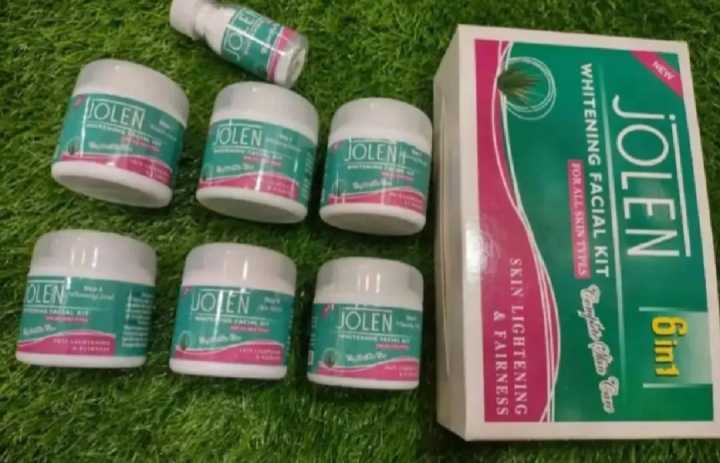 Jolen Skin Lightening Facial Kit – 6-in-1 Professional Fairness ...