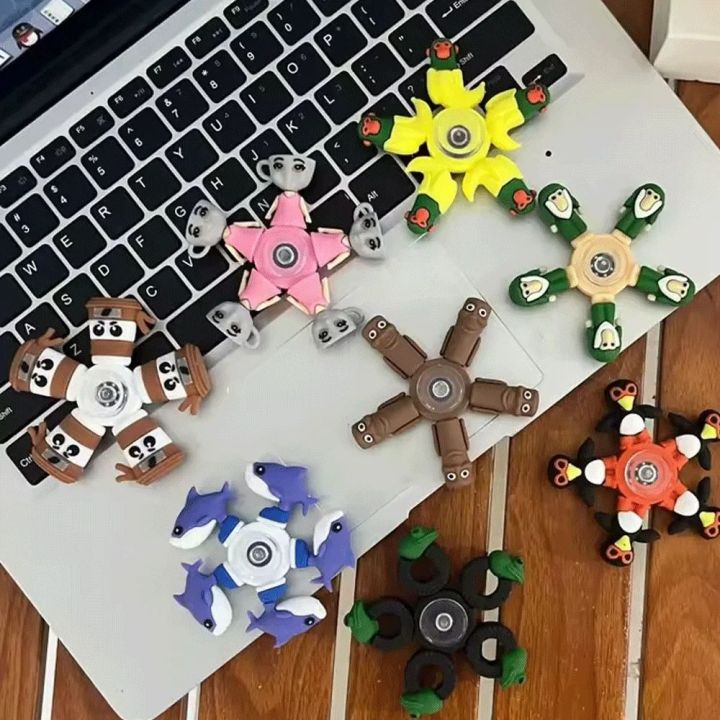 Interesting PVC Fidget Spinner Italian Brainrot Tung Deformed Stress ...