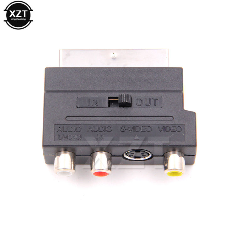 Rca S-Video Av Tv Audio Adapter Rgb Scart To Composite Audio Adapter ...