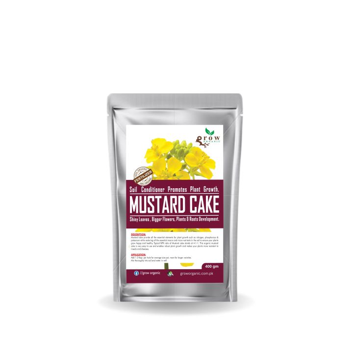 Mustard Cake Fertilizer 400gm for Plant Growth and Root Development ...
