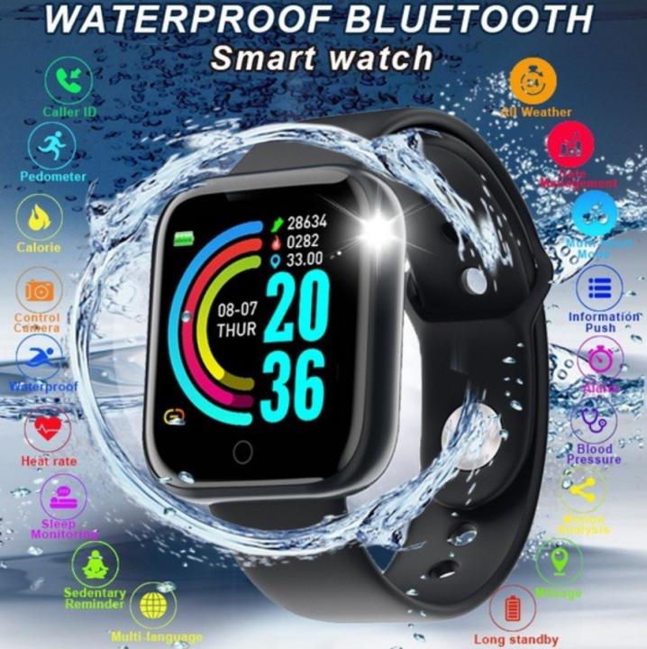 D20 Bluetooth Smart Watch Waterproof Tracker Smart | Daraz.pk