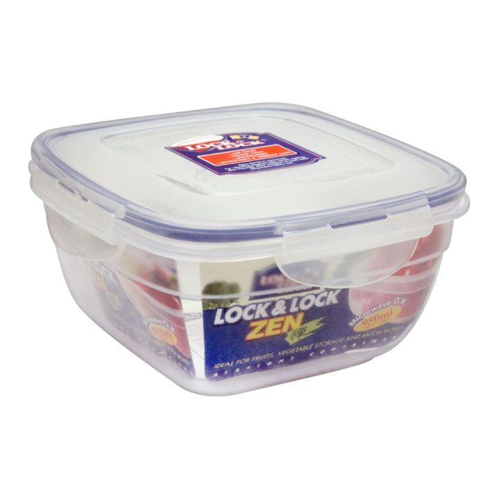 Lock & Lock Air Tight Square Zen Style Container, 950ml | Daraz.pk