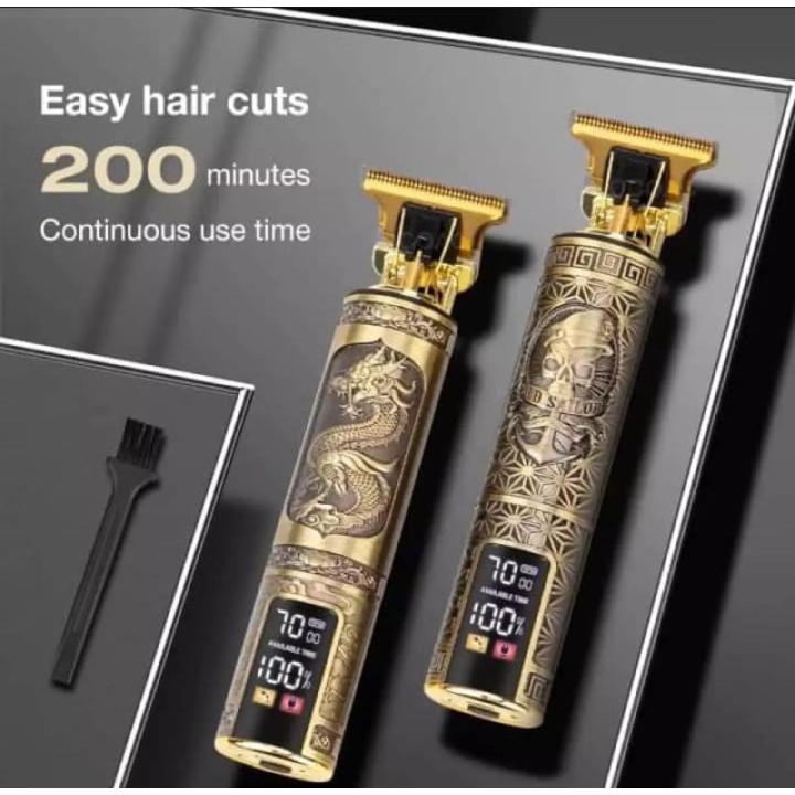 Hair Clippers for Men, Zero Gapped T-Blade 3 Speed Adjustment LED ...