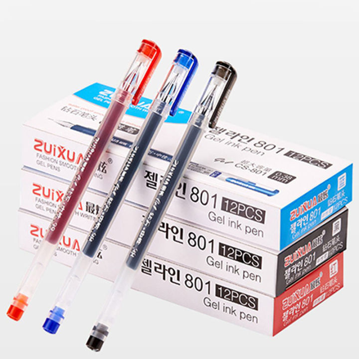 0.38mm Large-capacity Ink Diamond Tip Gel Pen Refill Exam Signing ...