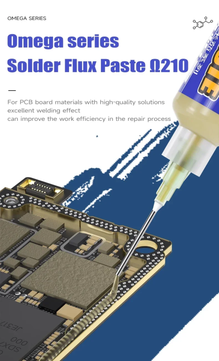 MECHANIC Omega 210 Solder Flux Paste No-clean Flux Solder Oil Welding ...