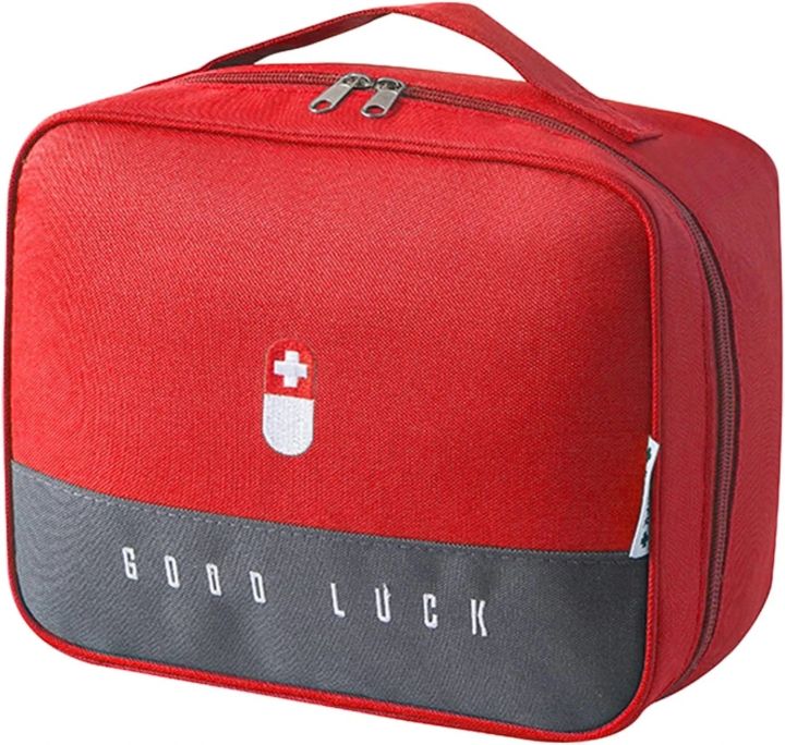 Travel Pharmacy Medicine Bag Empty First Aid Bag Large Medicine Box ...