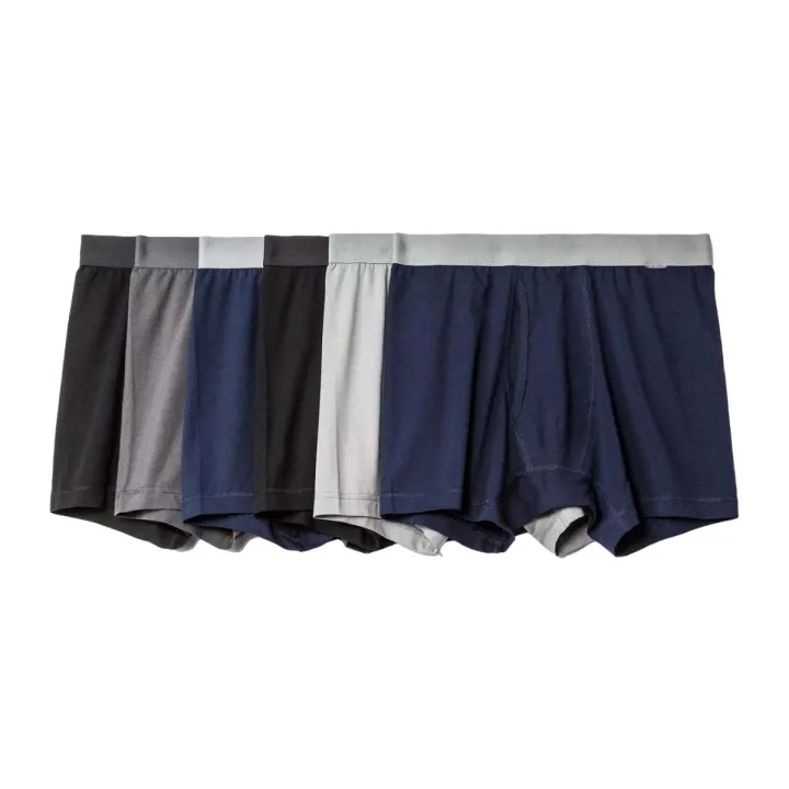 Original Branded Boxers - Three Piece Pack Stretch-Cotton Trunks with ...
