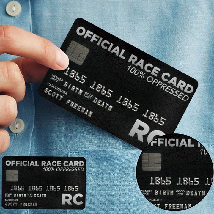 New Collectable Wallet Size Gag Trumps Everything White Privilege Card ...