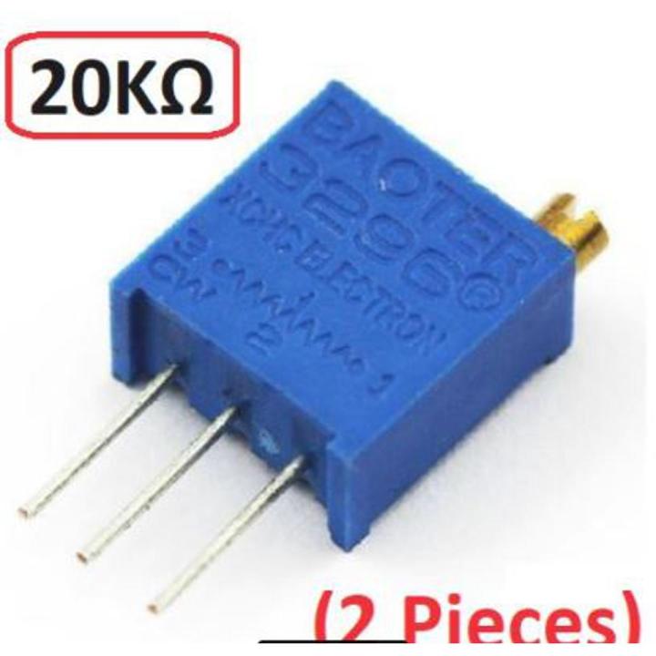 2 Pieces- 1K 5k 20k Ohm Variable Resistor multi turn potentiometer ...