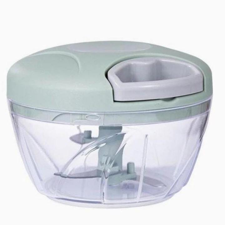 Small Size Manual Vegetable Chopper With 3 Blades Speedy Manual Chopper ...